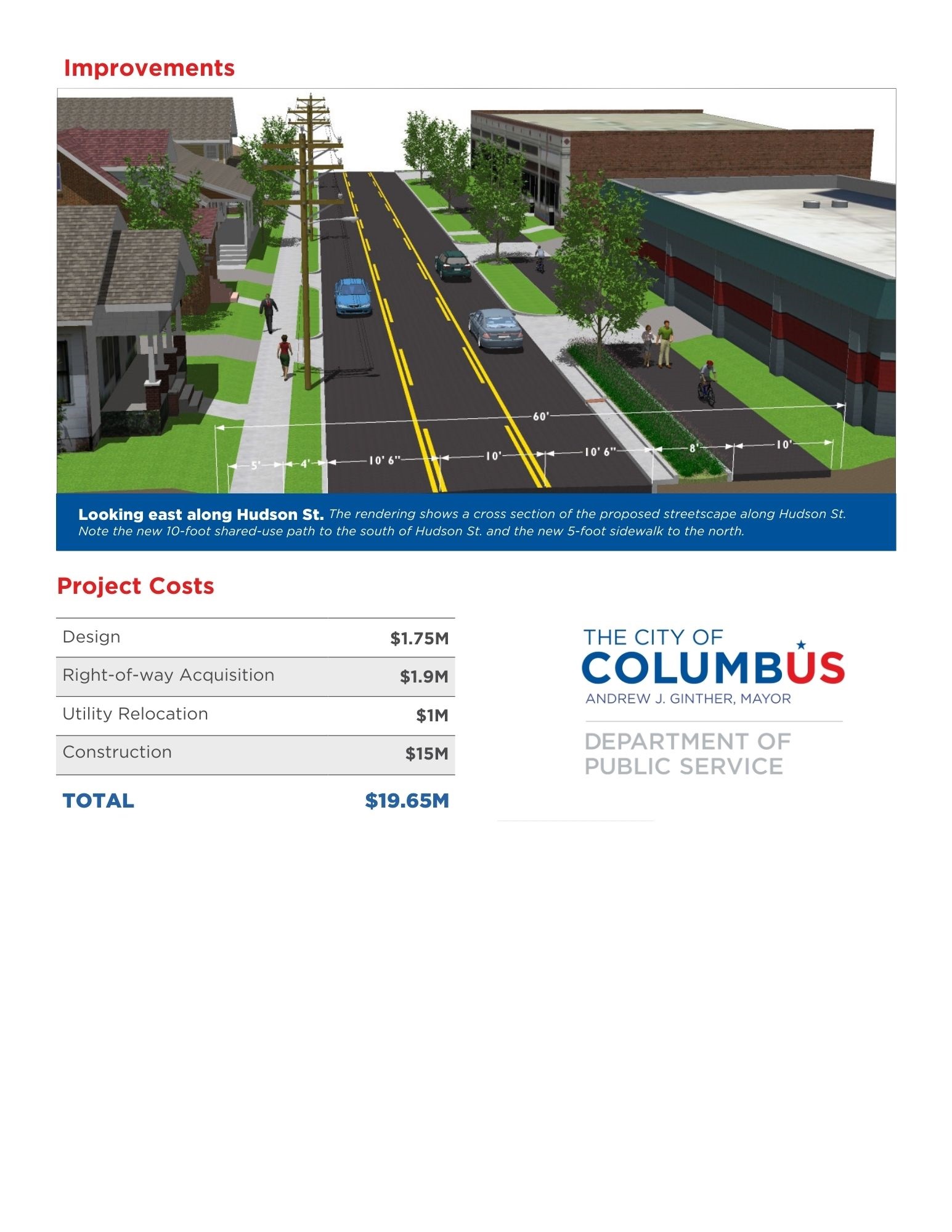 Public Service Project Fact Sheets - City of Columbus, Ohio